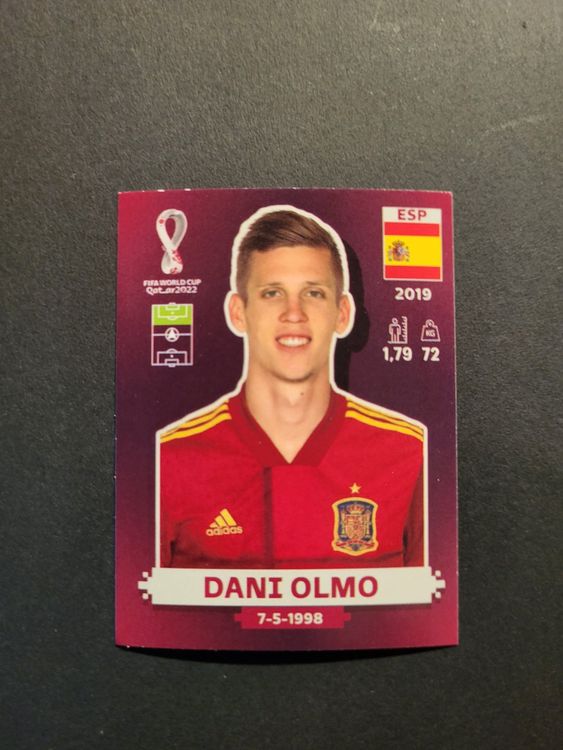 Dani Olmo Team Spanien Panini WM 2022 Nr.16 (Gebraucht) in Treiten für ...