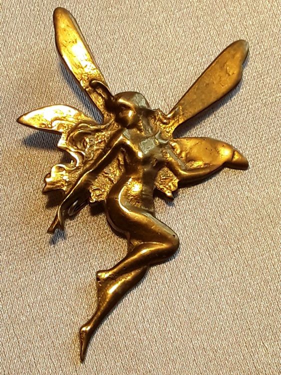 Vintage alte Messing Libellenmädchen Brosche (Gebraucht) in Zürich für ...