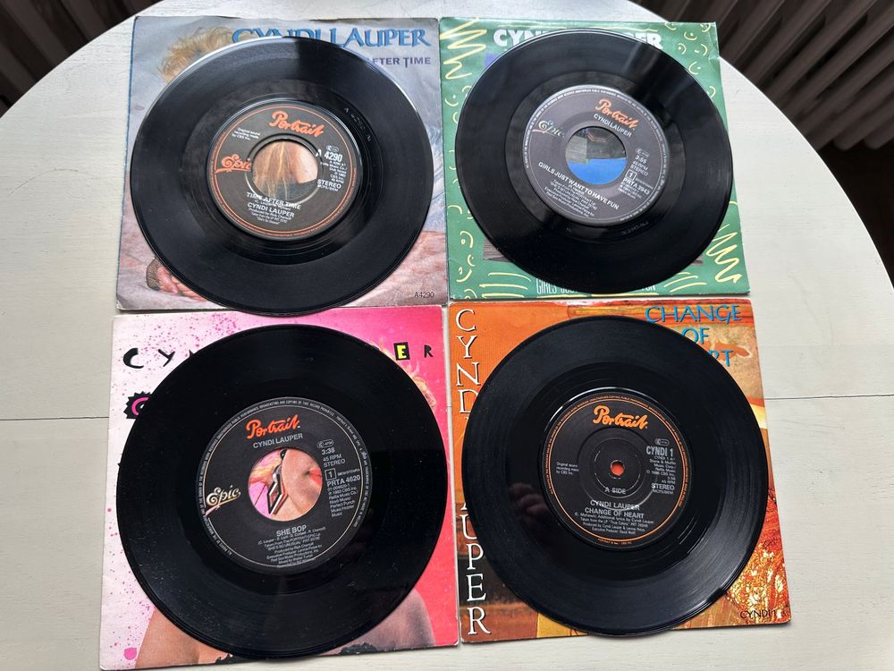 CYNDI LAUPER Tolle Single Sammlung Time after time Kult 80's (Gebraucht ...