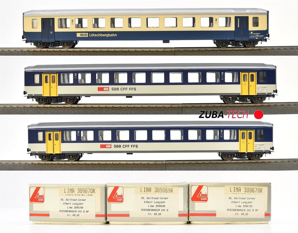 Lima 3x EW I Personenwagen SBB/BLS H0 | Kaufen auf Ricardo