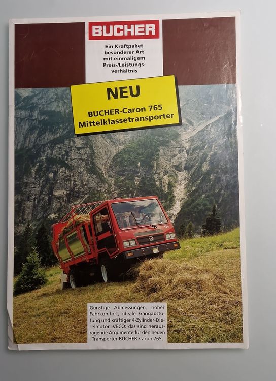 Bucher Caron 765 Prospekt (Gebraucht) in Kirchlindach für CHF 18 – mit ...