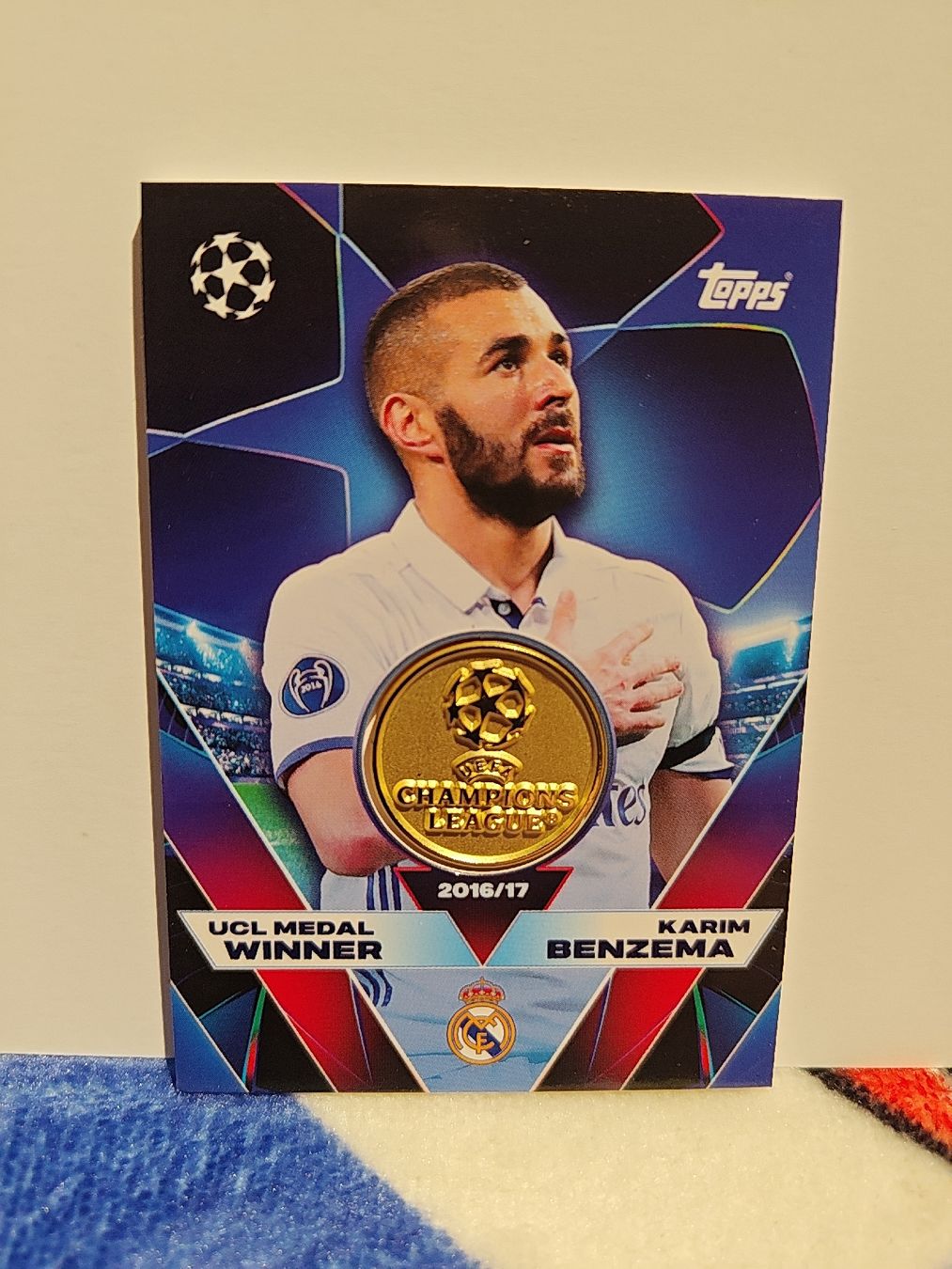 Topps Match Attax 25/26 UCL Medal Winner Relic Karim Benzema (Neu ...
