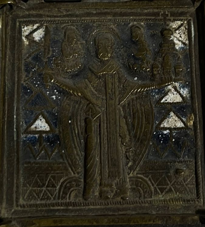 Sehr Alte Russische Email Ikone (Gebraucht) in Root für CHF 65 – mit Lieferung auf Ricardo kaufen