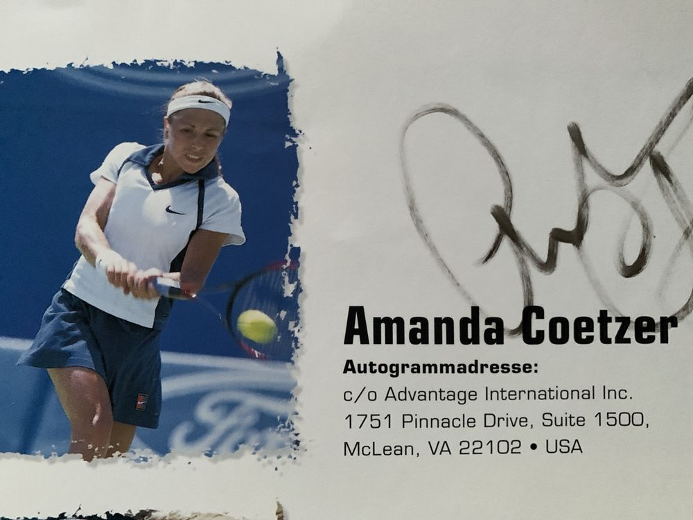 Amanda Coetzer Tennis Original Autogramm (Gebraucht) in Greifensee für ...