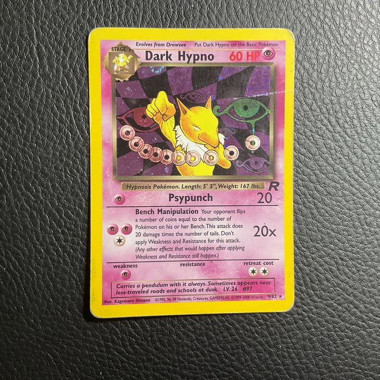 Team Rocket 9/082 Dark Hypno Holo Eng Poor (Gebraucht) in für CHF 10 ...