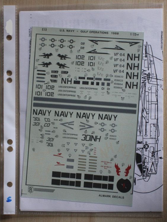 Decals U.S. Navy - Gulf Operations 1988 von Almark Decals | Kaufen auf ...