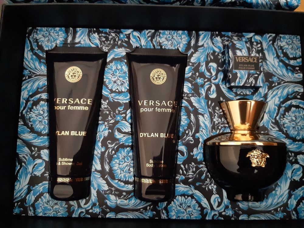 Versace Dylan Blue 100ml edp Geschenkset NEU (Neu und originalverpackt ...