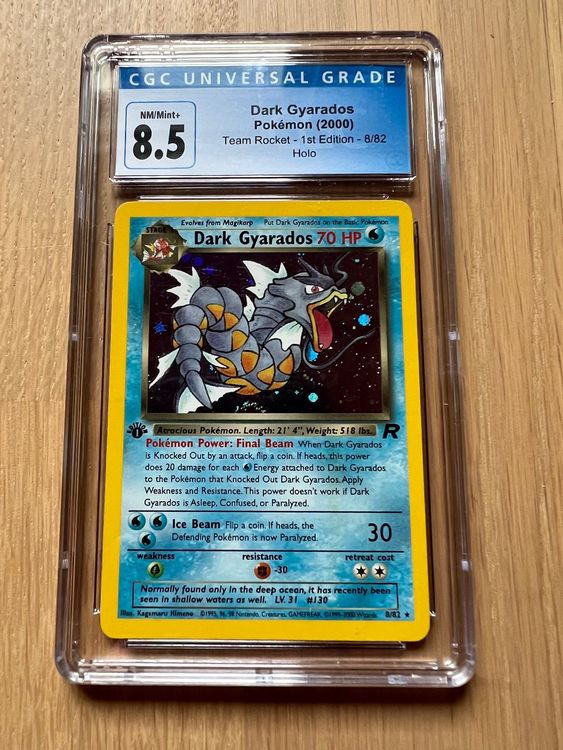 1x POKEMON DARK GYARADOS 1ST ED HOLO TEAM ROCKET CARD 8.5 | Kaufen auf Ricardo