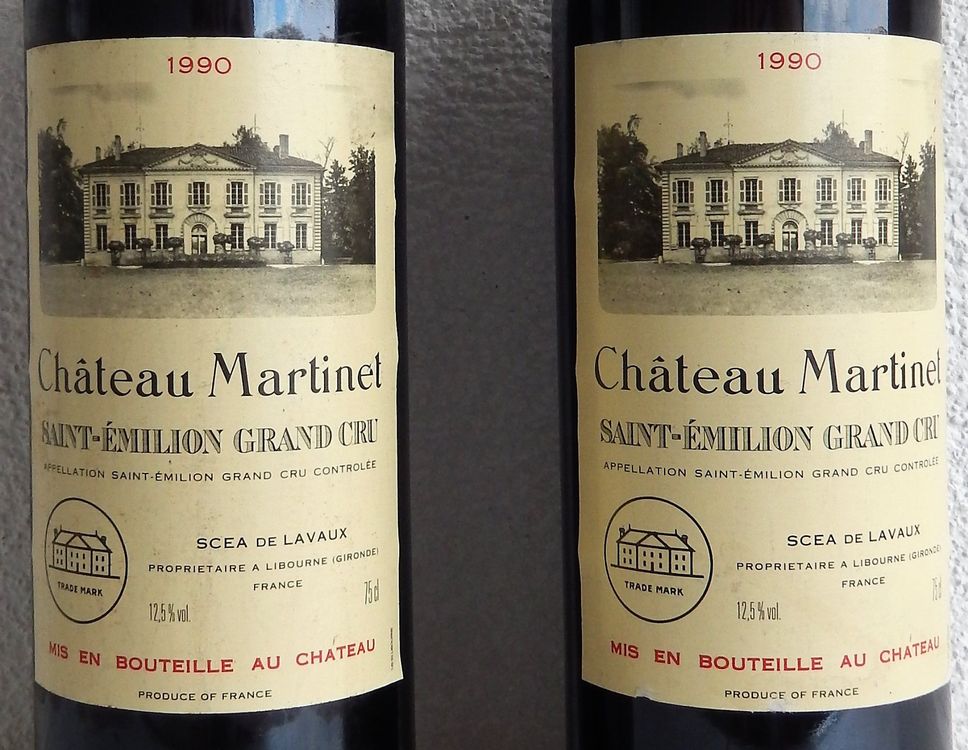2Fl. Chateau Martinet 1990 Saint-Emilion Grand Cru (Gebraucht) in ...