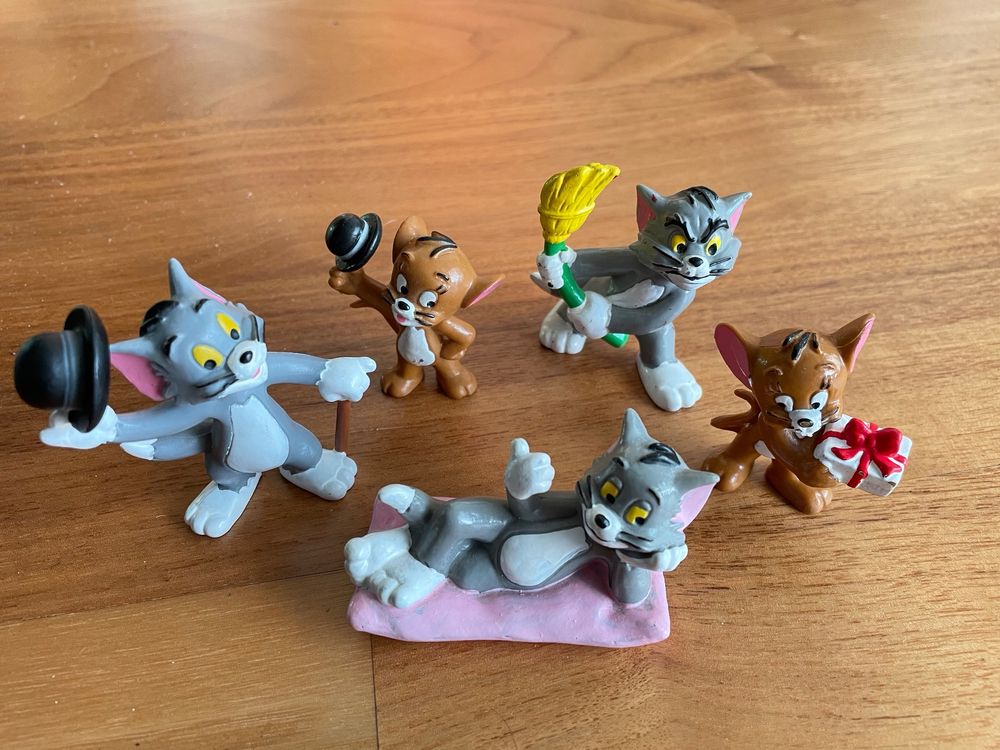 5x Tom & Jerry Comic Figur 1986/2000 MGM Turner Bully (Gebraucht) in ...