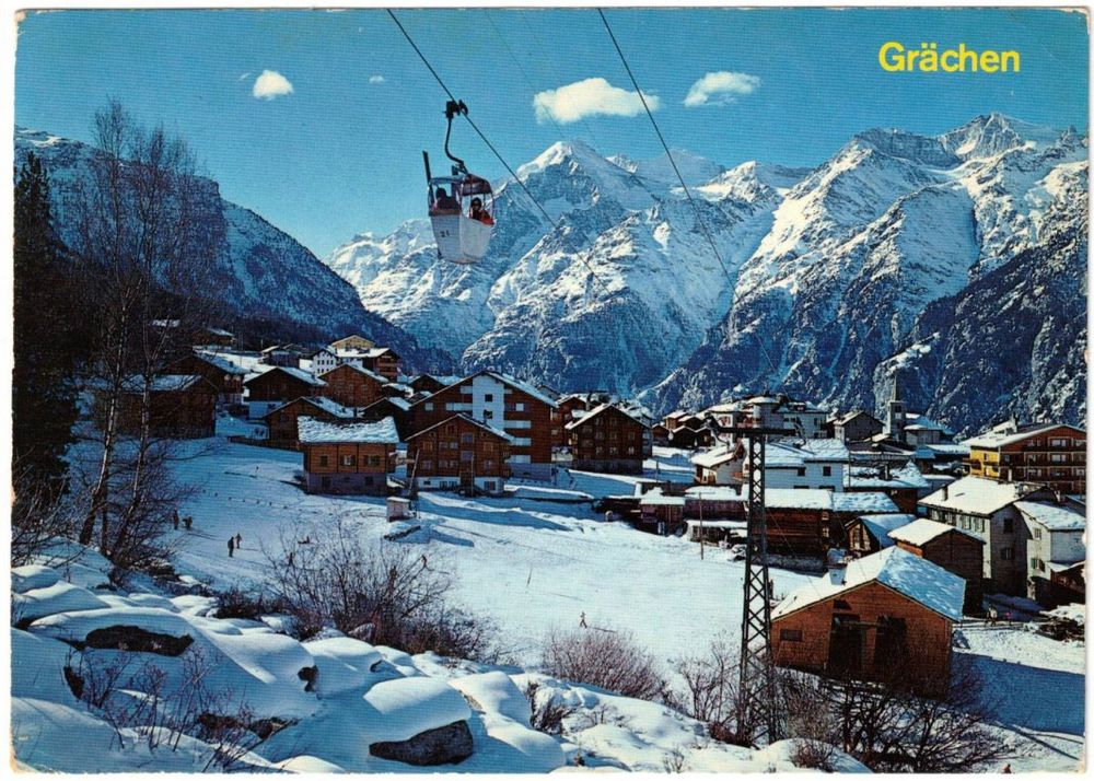 Grächen mit Sessellift (Gebraucht) in Binningen für CHF 1 – mit Lieferung auf Ricardo kaufen