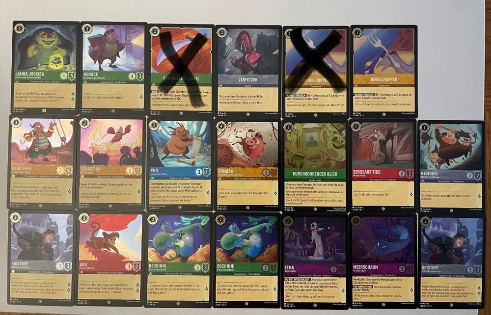 18 Disney Locarna (Foil) Karten DE | Kaufen auf Ricardo