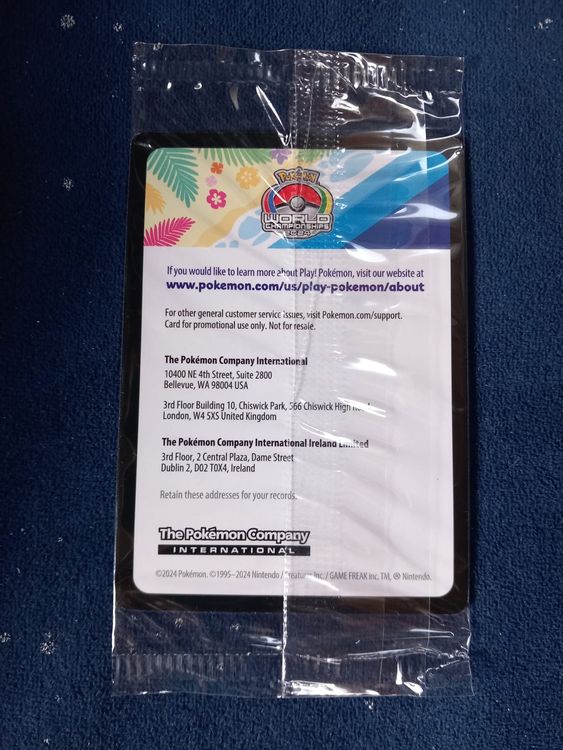 Pikachu & Mew World Championship 2024 Celebration Promo Card (Neu und ...