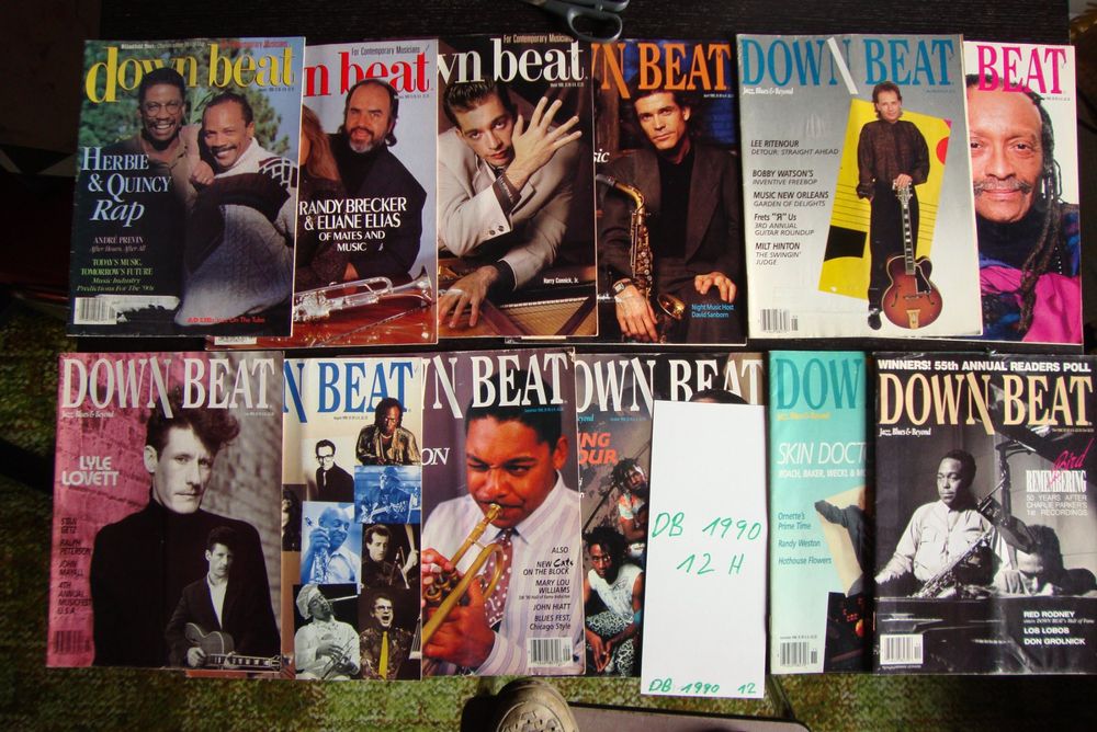 DOWN BEAT JAZZ MAGAZIN 1990 - ein Bündel Hefte (Gebraucht) in Bern für ...
