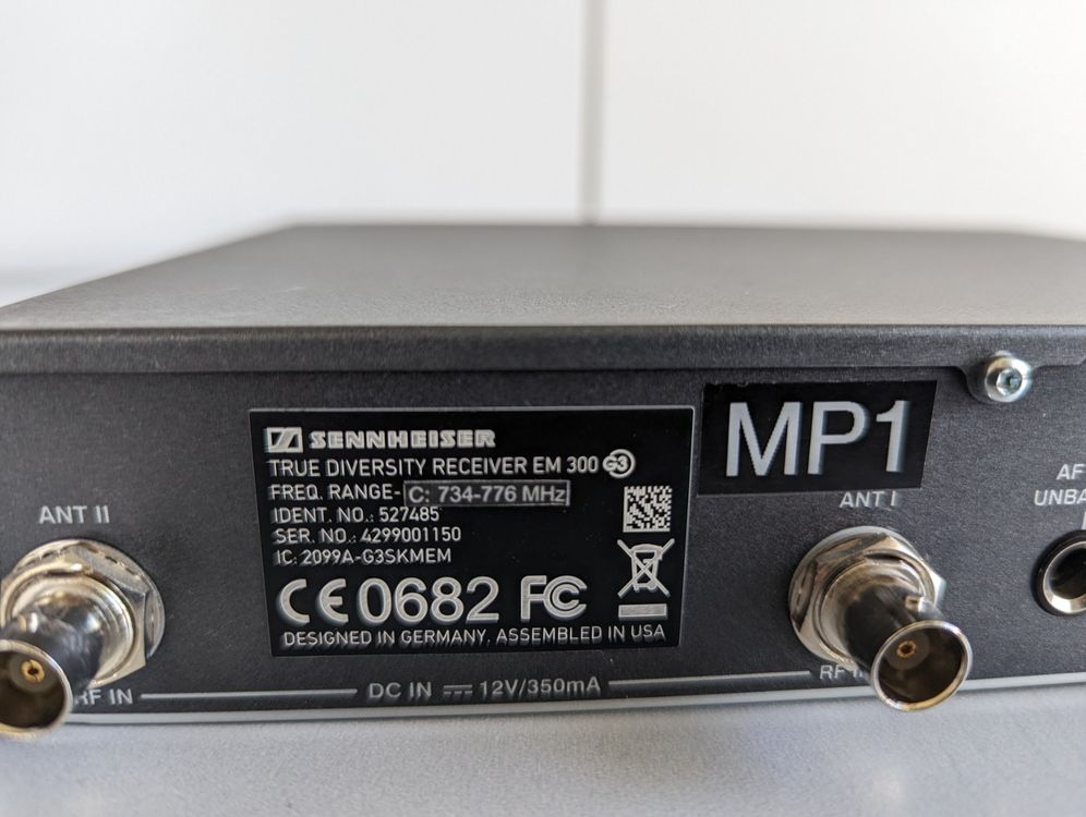 Sennheiser ew 300 G3 True Diversity Receiver | Kaufen auf Ricardo