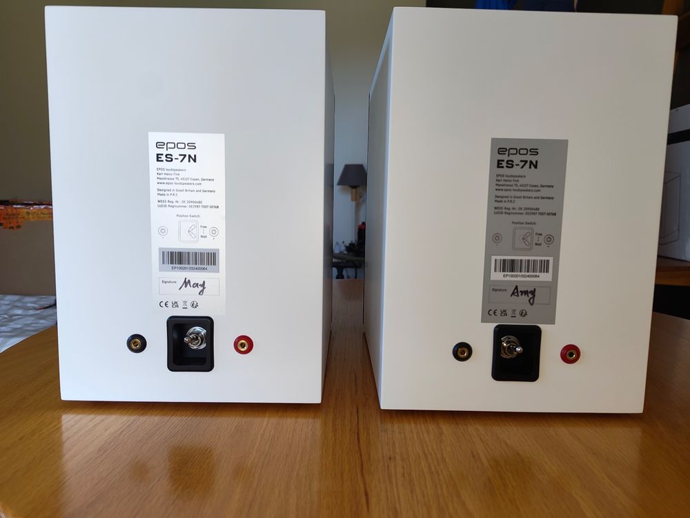 Pair EPOS ES-7N Bookshelf-Speaker white (November 2024) (Gebraucht) in Fully für CHF 1250 – mit ...