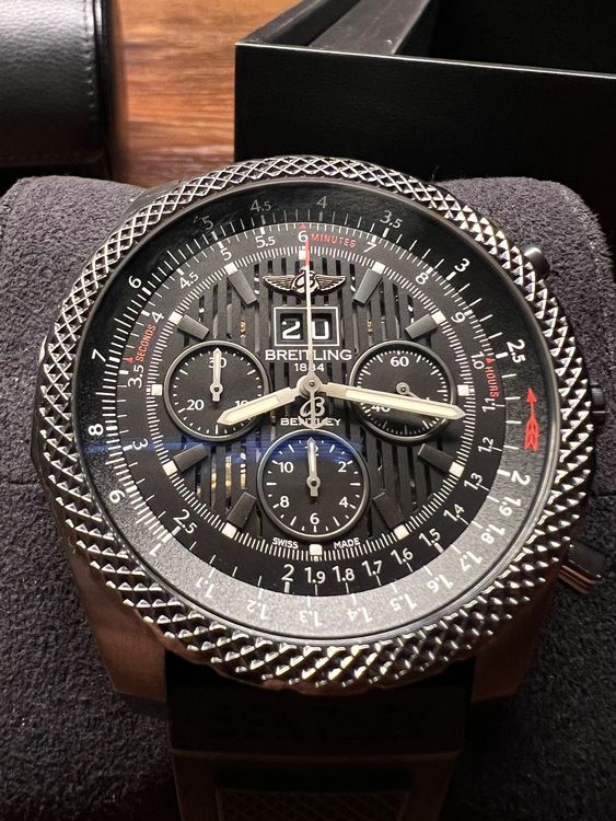 BREITLING Bentley 6.75 Speed Midnight Carbon Aut. Chr. L. E. (Neu ...