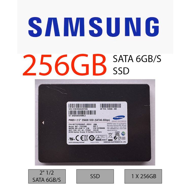 SSD Samsung 256GB MZ7TE256HMHP-000H1 (Gebraucht) in Semsales für CHF 15 ...