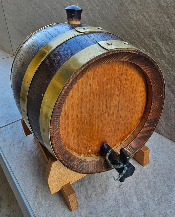 Petit tonneau décoratif en bois Ø 16 cm poids = 1250 grammes (Gebraucht ...