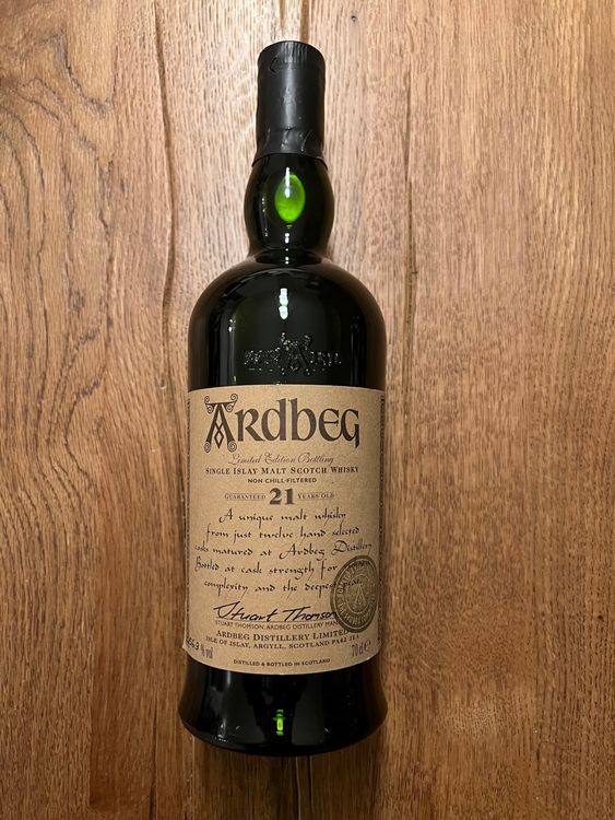 Ardbeg 21 years Single Malt Whisky, absolute Rarität (Neu (gemäss ...
