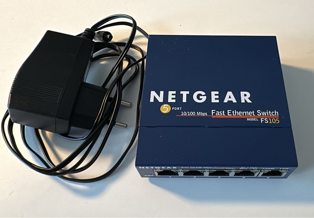 Netgear FS105 5-Port Switch, Fast Ethernet, Top Zustand! (Gebraucht) in ...