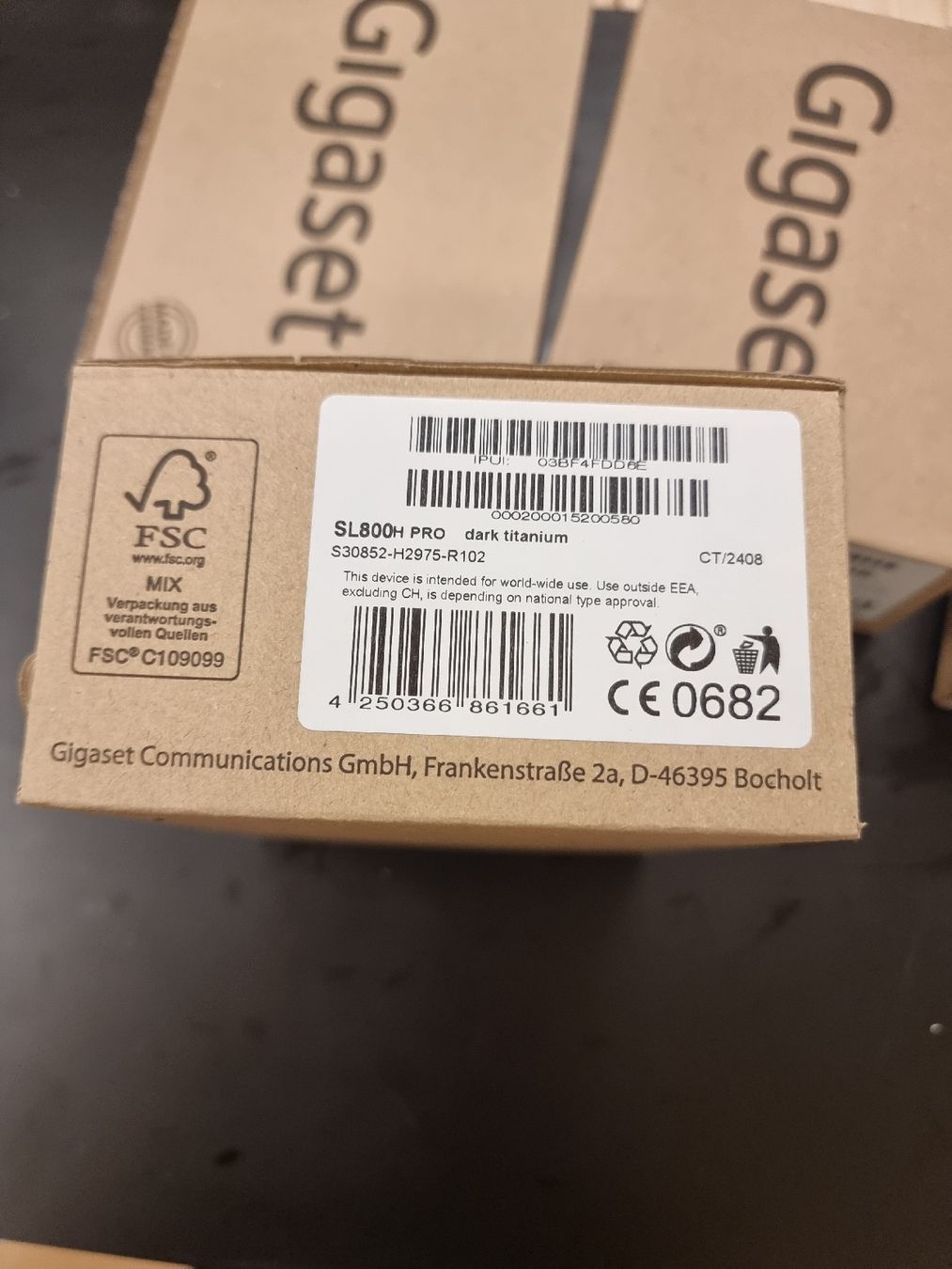 Gigaset SL800H pro dark titanium. 1 Stück. (Neu und originalverpackt ...