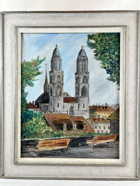 Gemälde wohl Zürich Sig. (Gebraucht) in Neuhausen am Rheinfall für CHF 10 – mit Lieferung auf ...