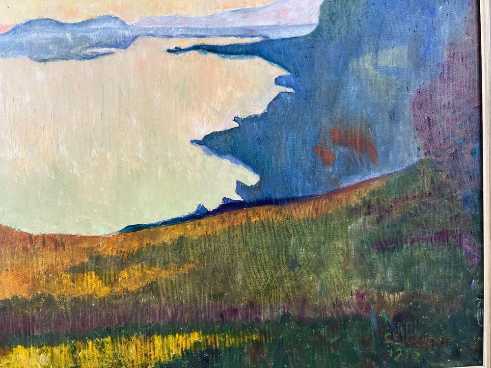 Grosse Landschaft Gemälde Signiert. (Gebraucht) in Neuhausen am Rheinfall für CHF 3620 – nur ...