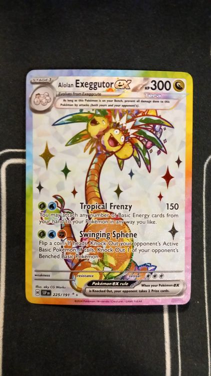 Alolan Exeggutor EX Full Art (EN) Surging Sparks - SSP 225 (Neu (gemäss ...
