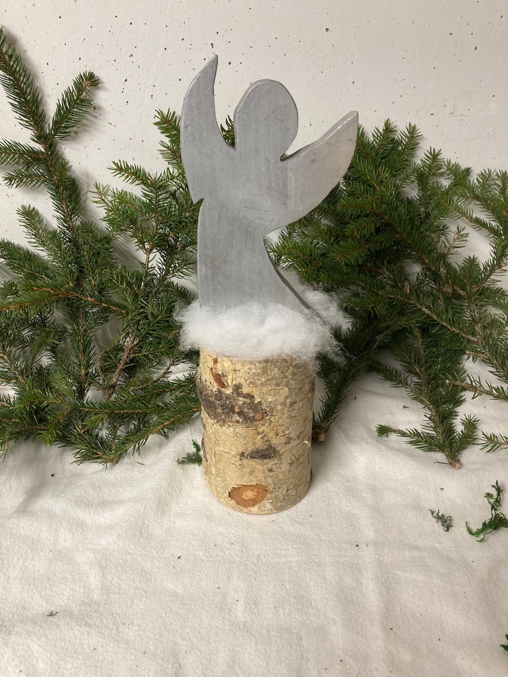 Engel Aus Holzstammen