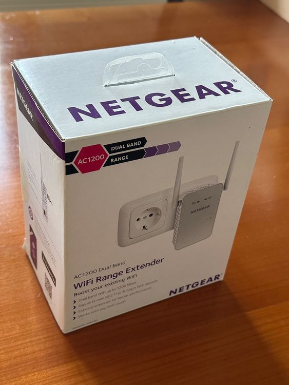 Netgear AC1200 Dual Band WiFi Range Extender | Kaufen auf Ricardo