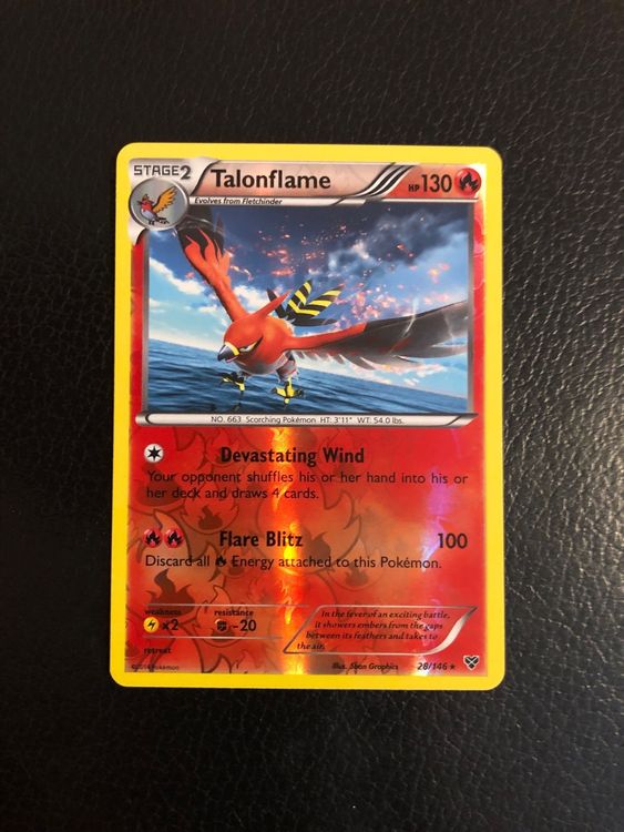 XY (Base Set) Talonflame rare reverse 28/146 Ab 1 (Gebraucht) in ...