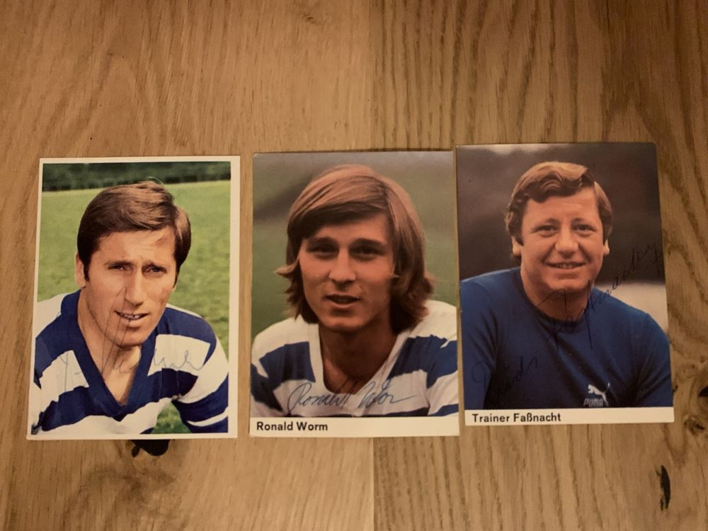 14 Autogramme MSV Duisburg 72/73 - 81 Sammelbilder (Gebraucht) in Greifensee für CHF 30 – mit ...