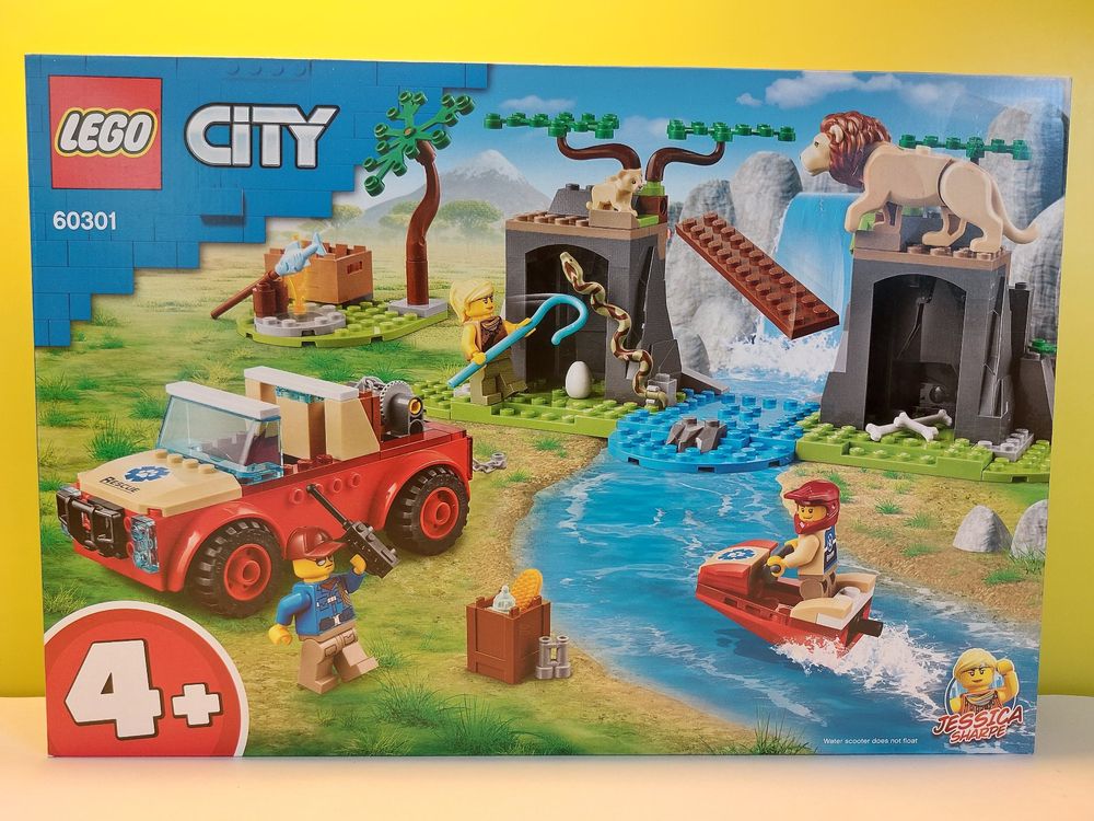 LEGO City 60301 Tierrettung mit Löwenfels & Geländewagen NEU | Kaufen ...
