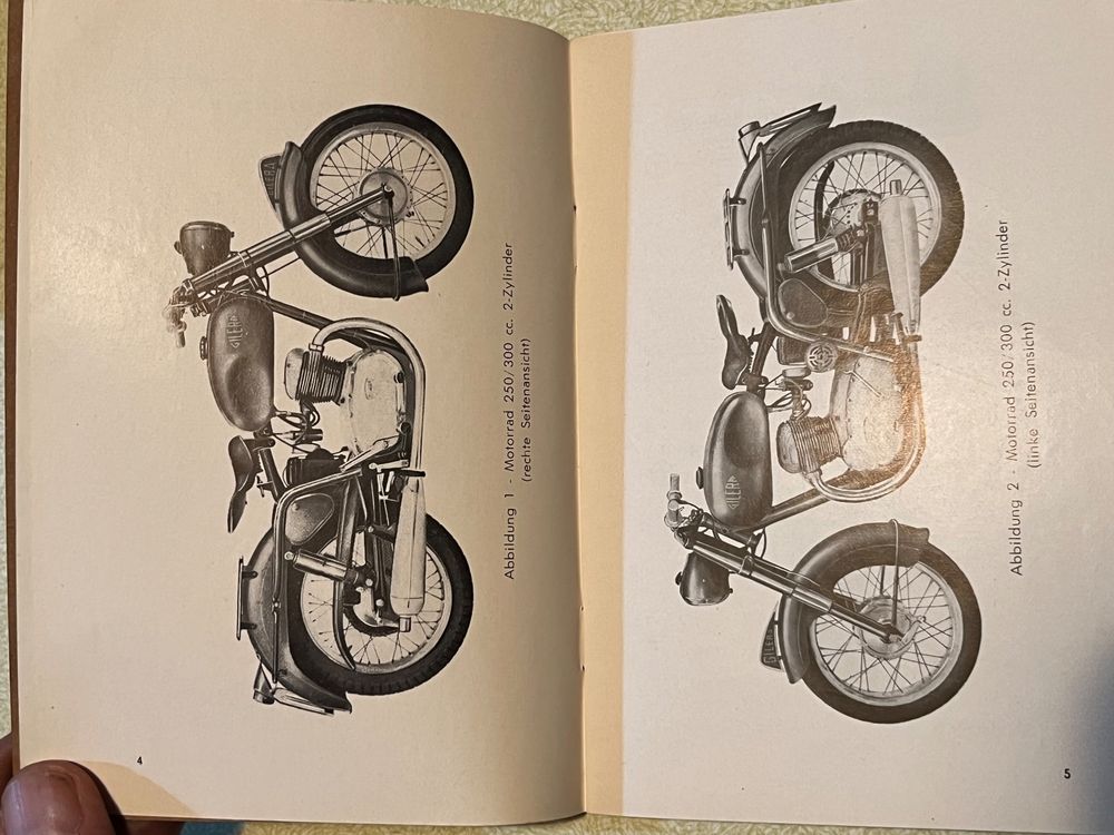 buch, heft, gillera motorrad 250/300 cc , 2 zyl., 60 er jahr (Gebraucht ...