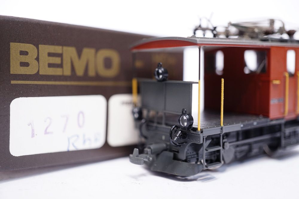 4∑ Bemo 1270 RhB Rangiertraktor Te 2/2 braun 73 | Kaufen auf Ricardo