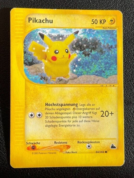 Pikachu 84/144 Pokémon Skyridge | Kaufen auf Ricardo