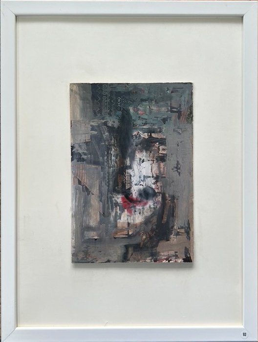 Walter Emil Müller. Komposition, 1948. Öl auf Papier (Gebraucht) in Zumikon für CHF 90 – mit ...