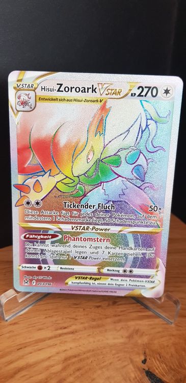 🌈Pokemon karte Hisui Zoroark Vstar Rainbow🌈 (Gebraucht) in Müllheim ...