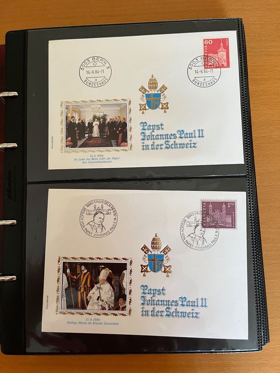 Album mit 79 FDC/Sonderbriefe/Papst/Maximumkarten Schweiz (Gebraucht) in Murgenthal für CHF 1 ...