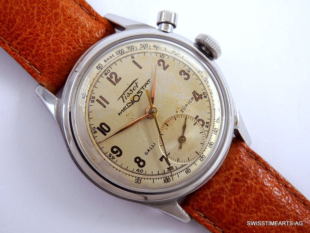 TISSOT MEDIOSTAT 1940ER DOCTOR WATCH CHRONO GALLI ZÜRICH (Gebraucht) in ...