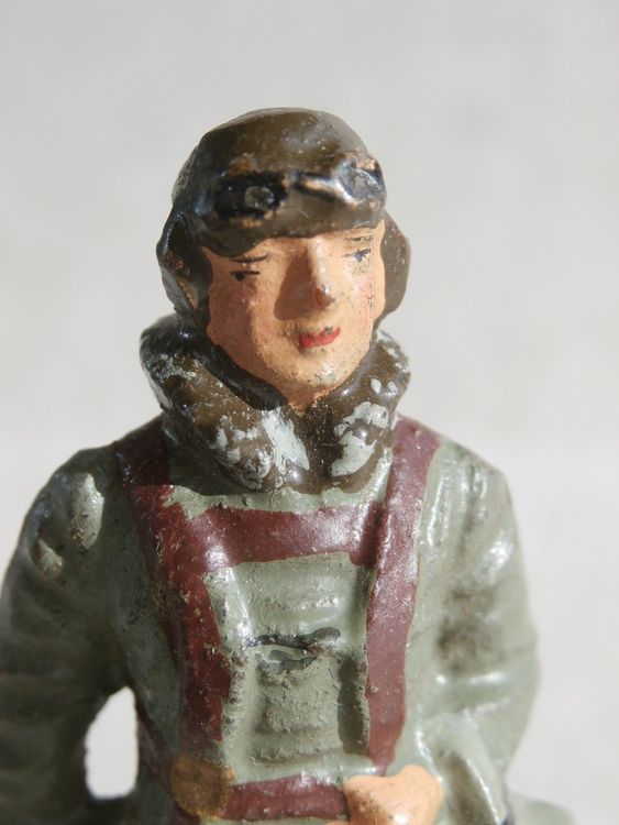 Lineol Elastolin Pilot Flieger Schweizer Armee Luftwaffe rar (Gebraucht ...