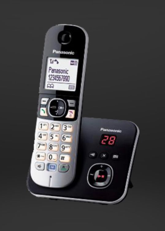 KX-TG6821 Panasonic DECT Telefon mit Anrufbeantworter (Gebraucht) in Dübendorf für CHF 25 – mit ...