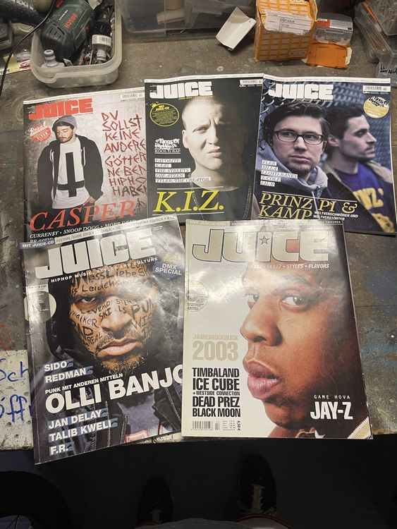 5x Juice HipHop / Rap Magazine (Neu (gemäss Beschreibung)) in ...