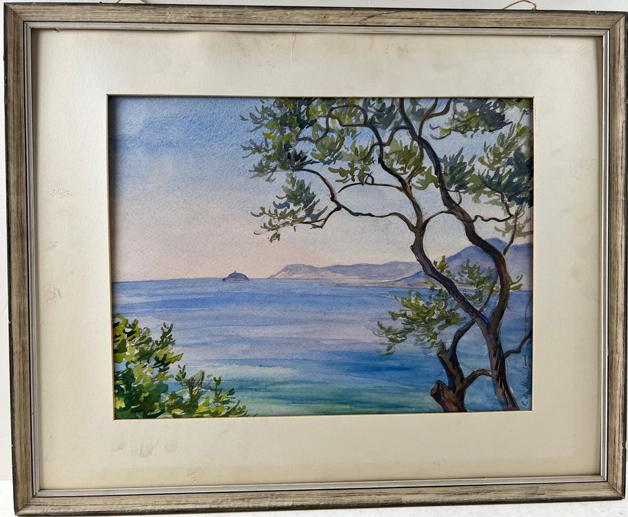 Wunderschöne Landschaft Aquarell Signiert (Gebraucht) in Neuhausen am Rheinfall für CHF 10 – mit ...