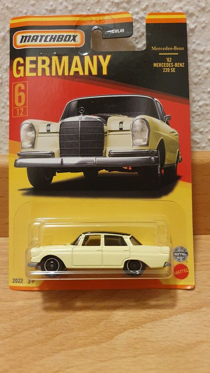 Matchbox '62 Mercedes-Benz 220 SE / Germany (Neu und originalverpackt ...