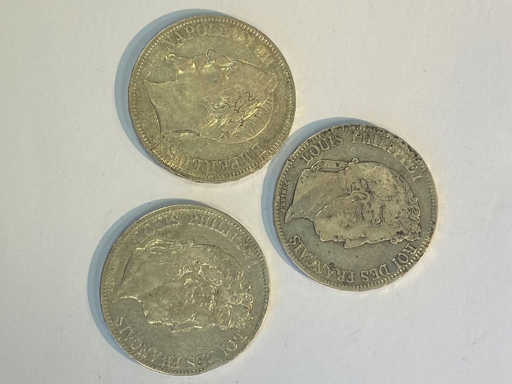 3 Stk 5 Francs Silber (Gebraucht) in Ballwil für CHF 40 – mit Lieferung auf Ricardo kaufen