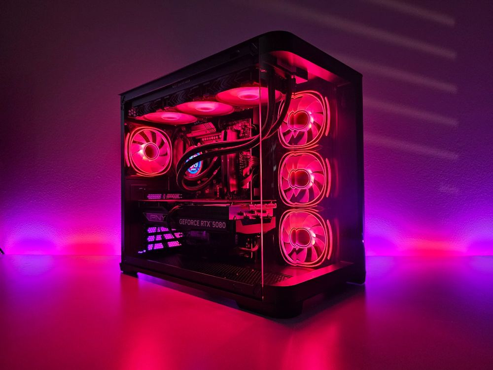 Gaming PC Amethyst💜RTX 5080 + Ryzen 7800X3D | 6000MHz 32GB (Neu und ...