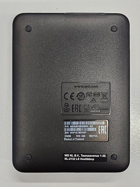 Externe 2,5“ Harddisk 5 Terabyte USB 3 - Western Digital (Gebraucht) in ...