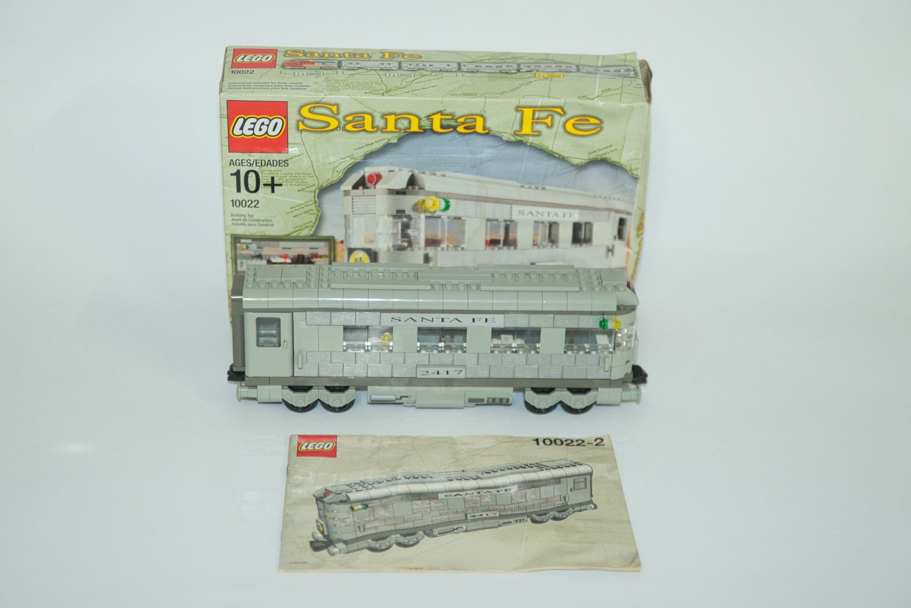 Lego Eisenbahn, Santa Fe, Personenwagon, Set-Nr. 10022-2 (Gebraucht) in ...